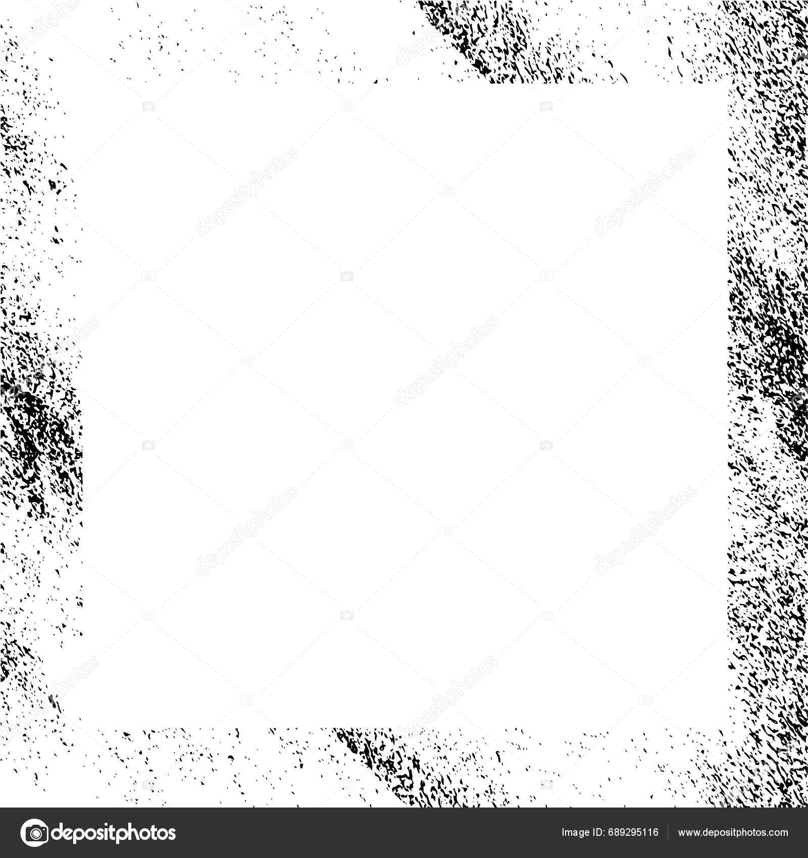 Grunge Drawing Stroke Frame Dirty Overlay Distress Border Frame Stock ...