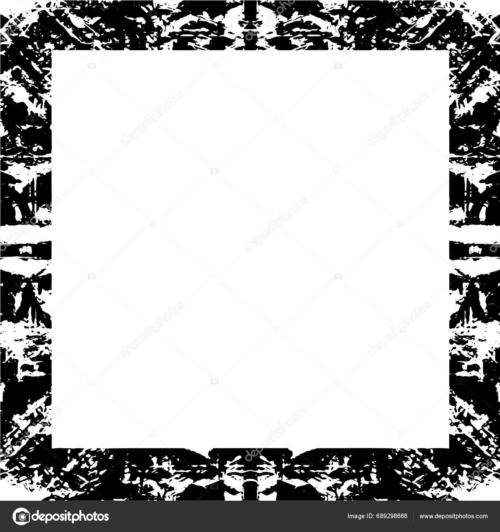 Abstract Square Frame Background Grunge Texture Vector Illustration ...
