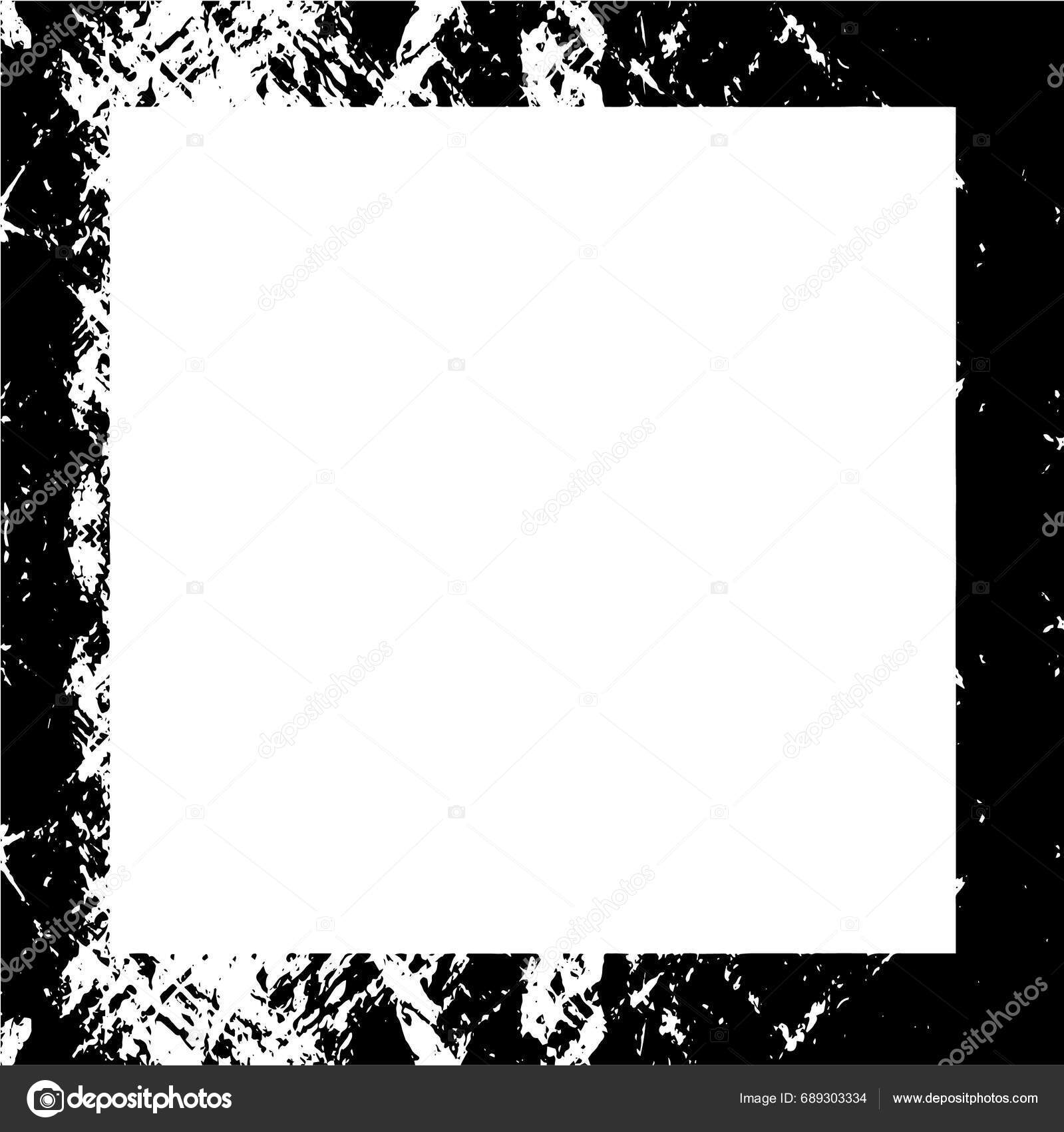 Black White Grunge Frame Background Texture Stock Vector by ©Toluk ...