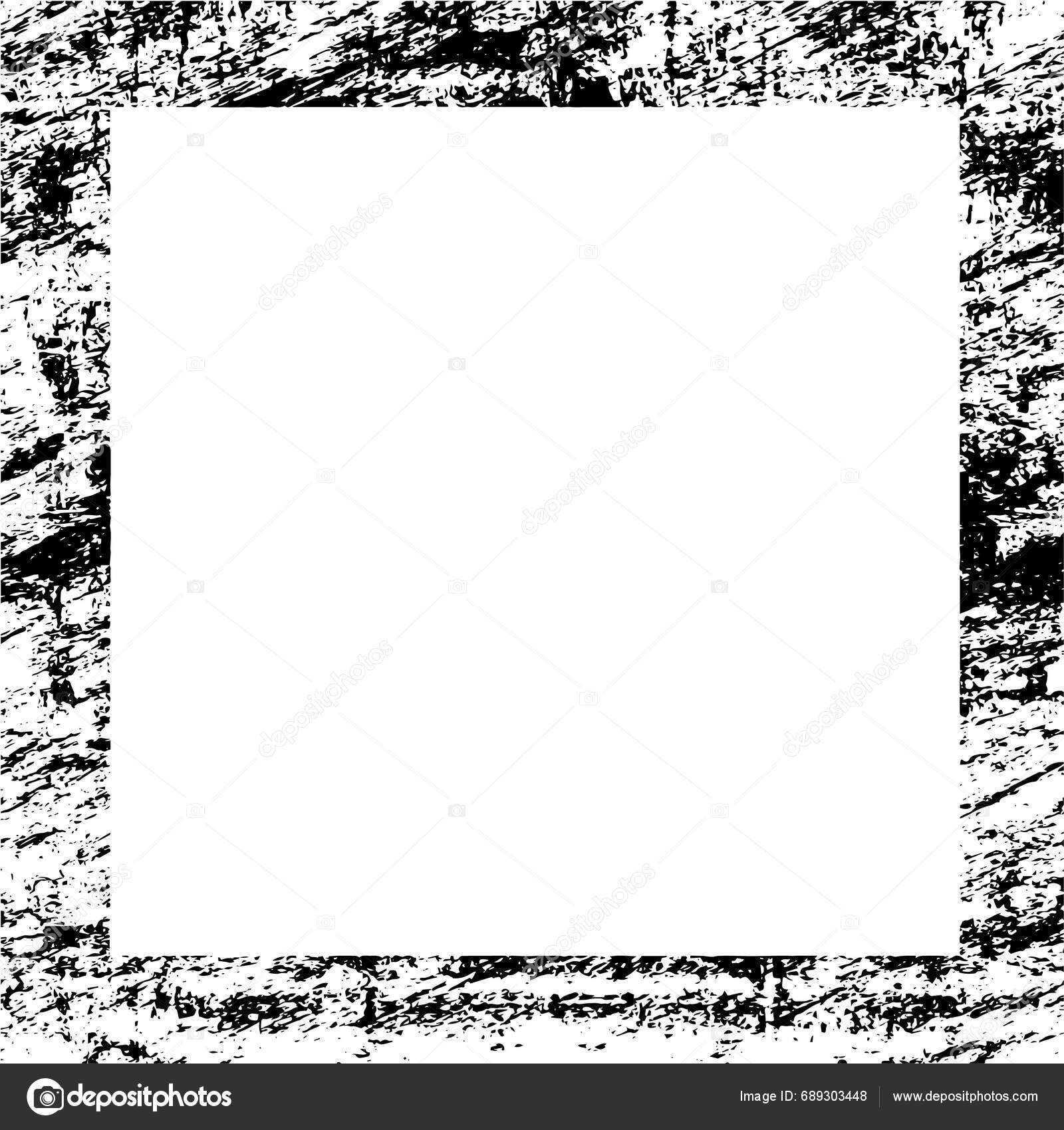 Black White Grunge Frame Background Texture Stock Vector by ©Toluk ...