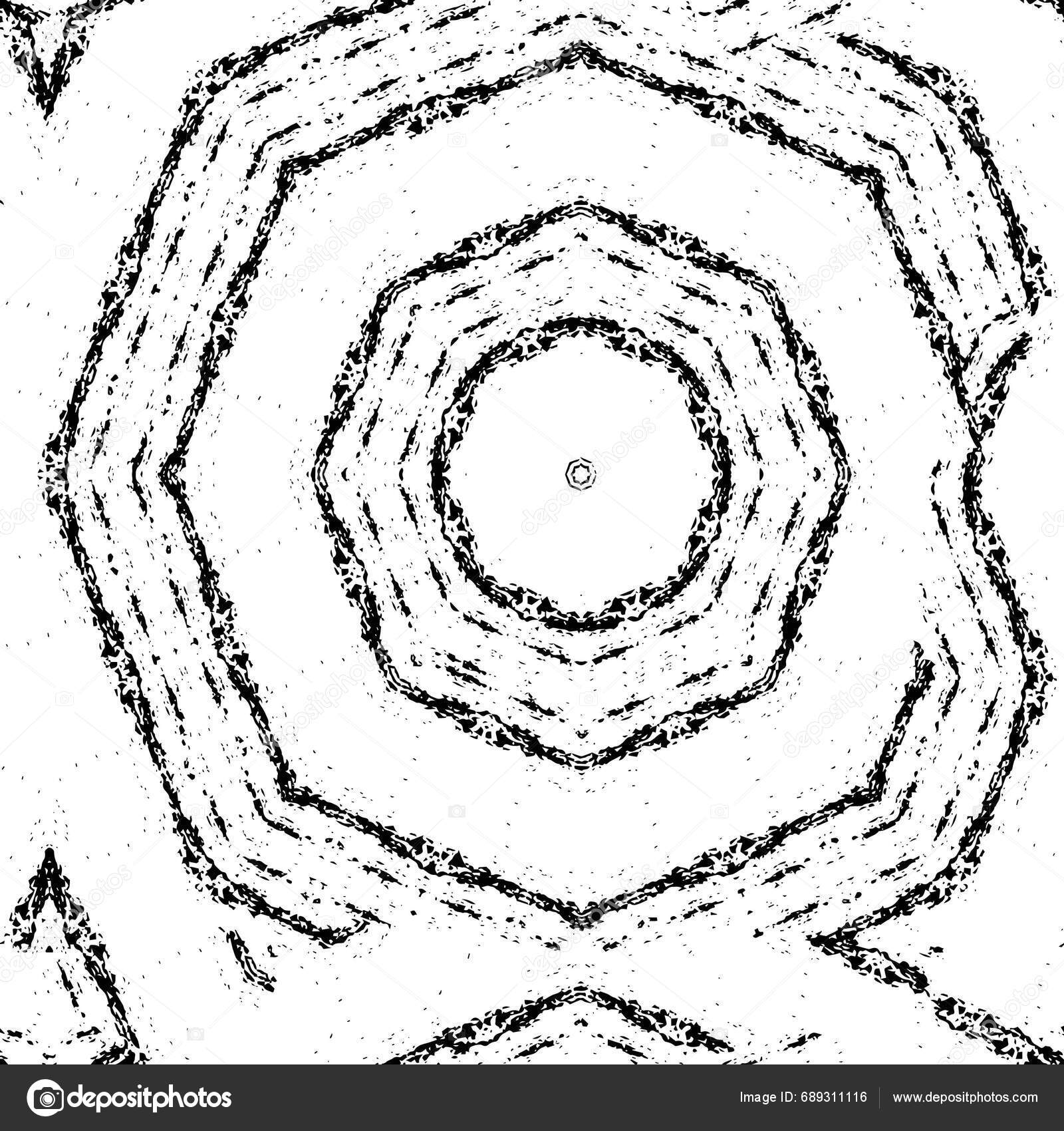 Textura Sin Costuras Con Abstracto Dibujado Mano Blanco Negro Patrón ...