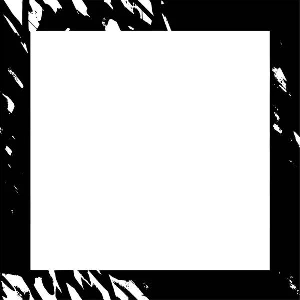 Black Grunge Frame White Background Stock Vector by ©Toluk 689304778