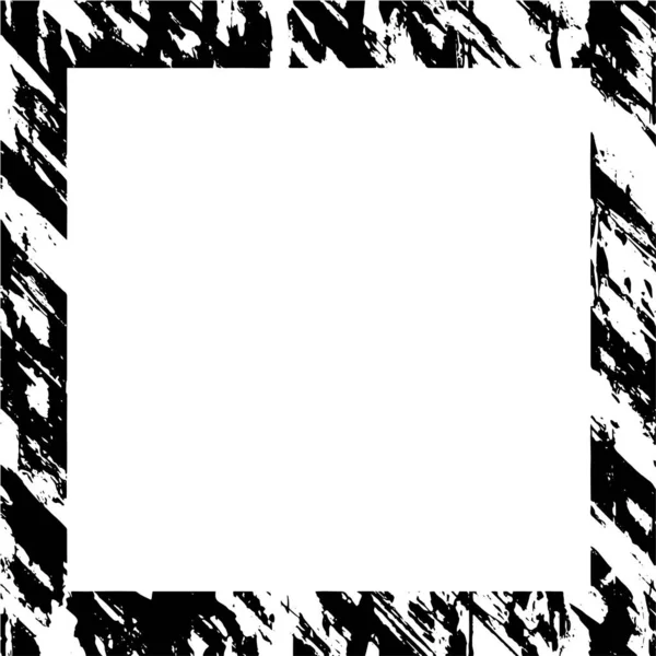 Monochrome Frame Abstract Black White Background Vector Illustration ...