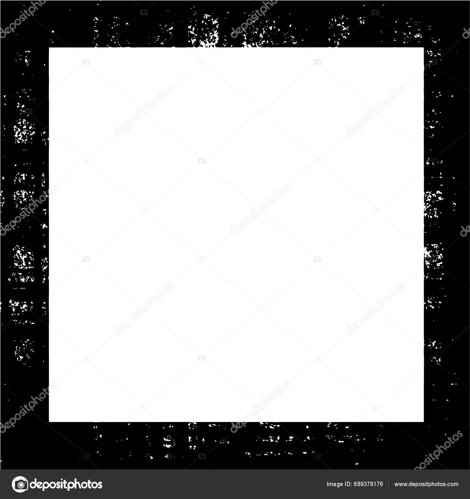 Grunge Border Frame White Background Stock Vector by ©Toluk 689378176