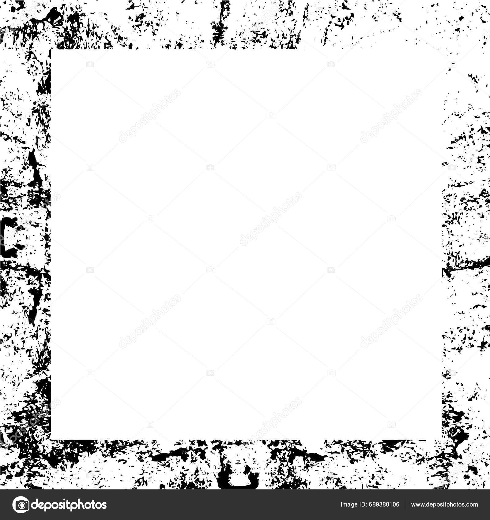Grunge Border Frame White Background Stock Vector by ©Toluk 689380106