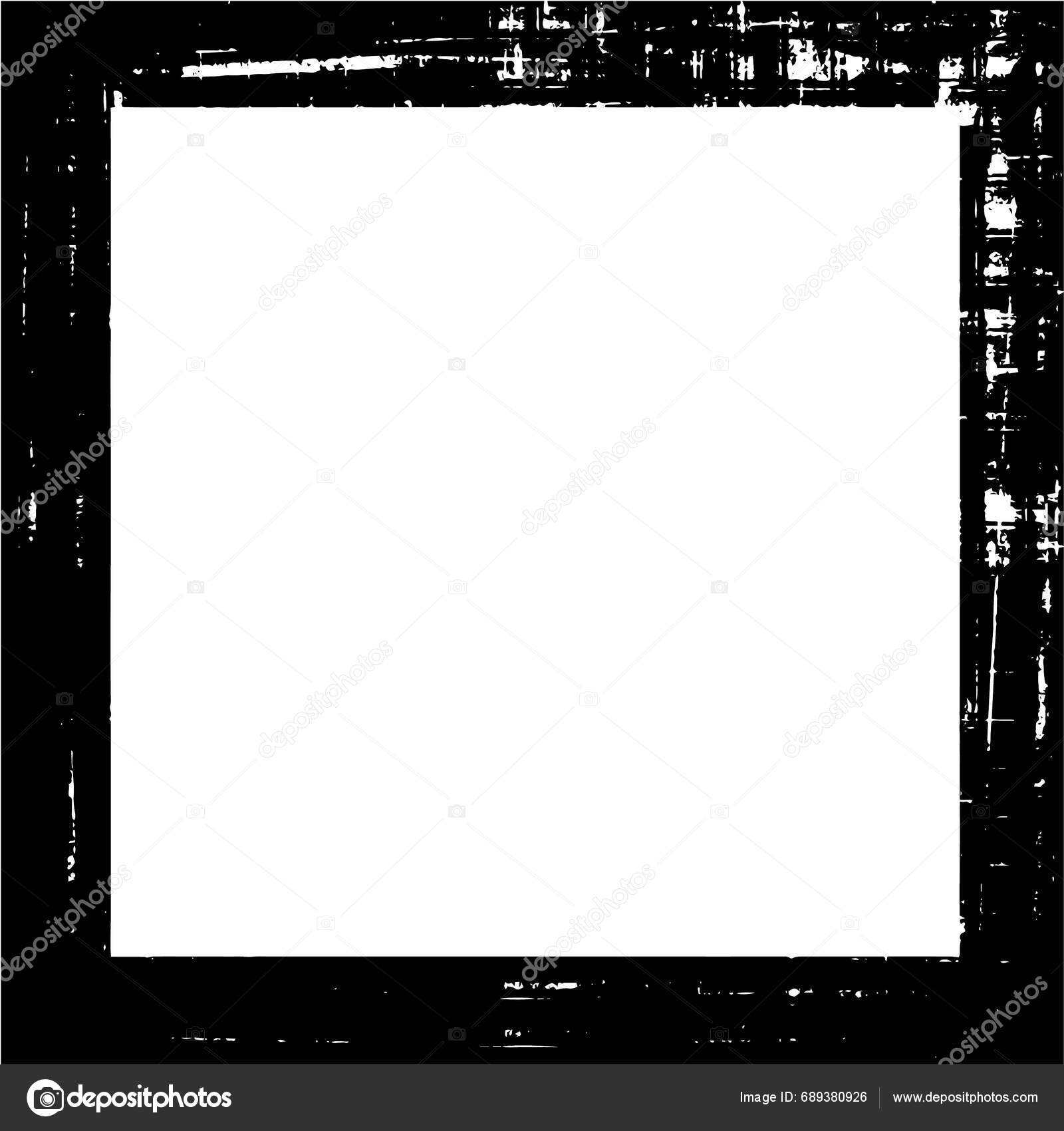 Grunge Border Frame White Background Stock Vector by ©Toluk 689380926