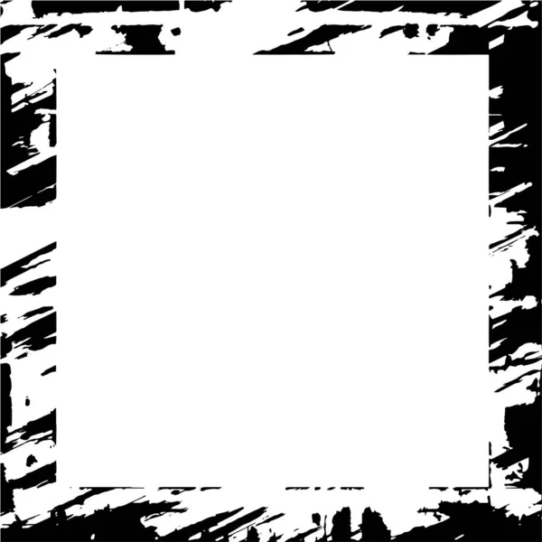Monochrome Frame Abstract Black White Background Vector Illustration ...