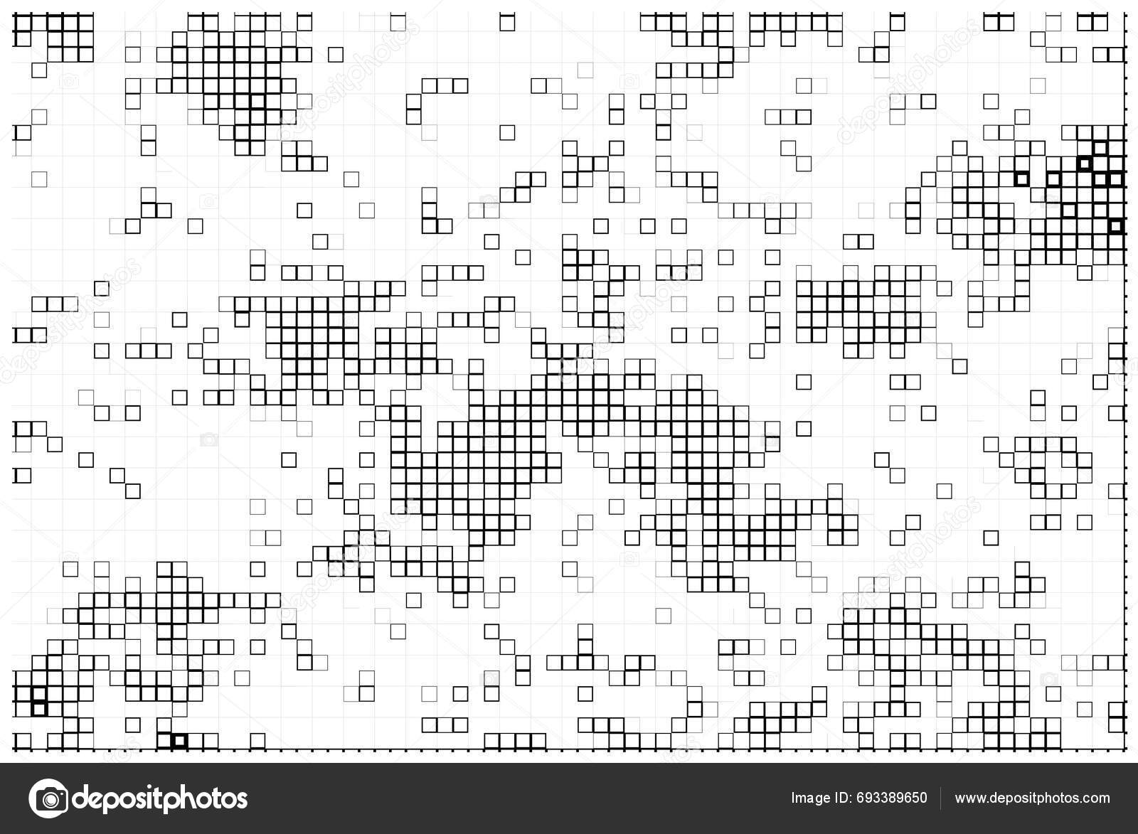 Pixel Mosaic Halftone Background Vector Illustration Stock Vector by ...