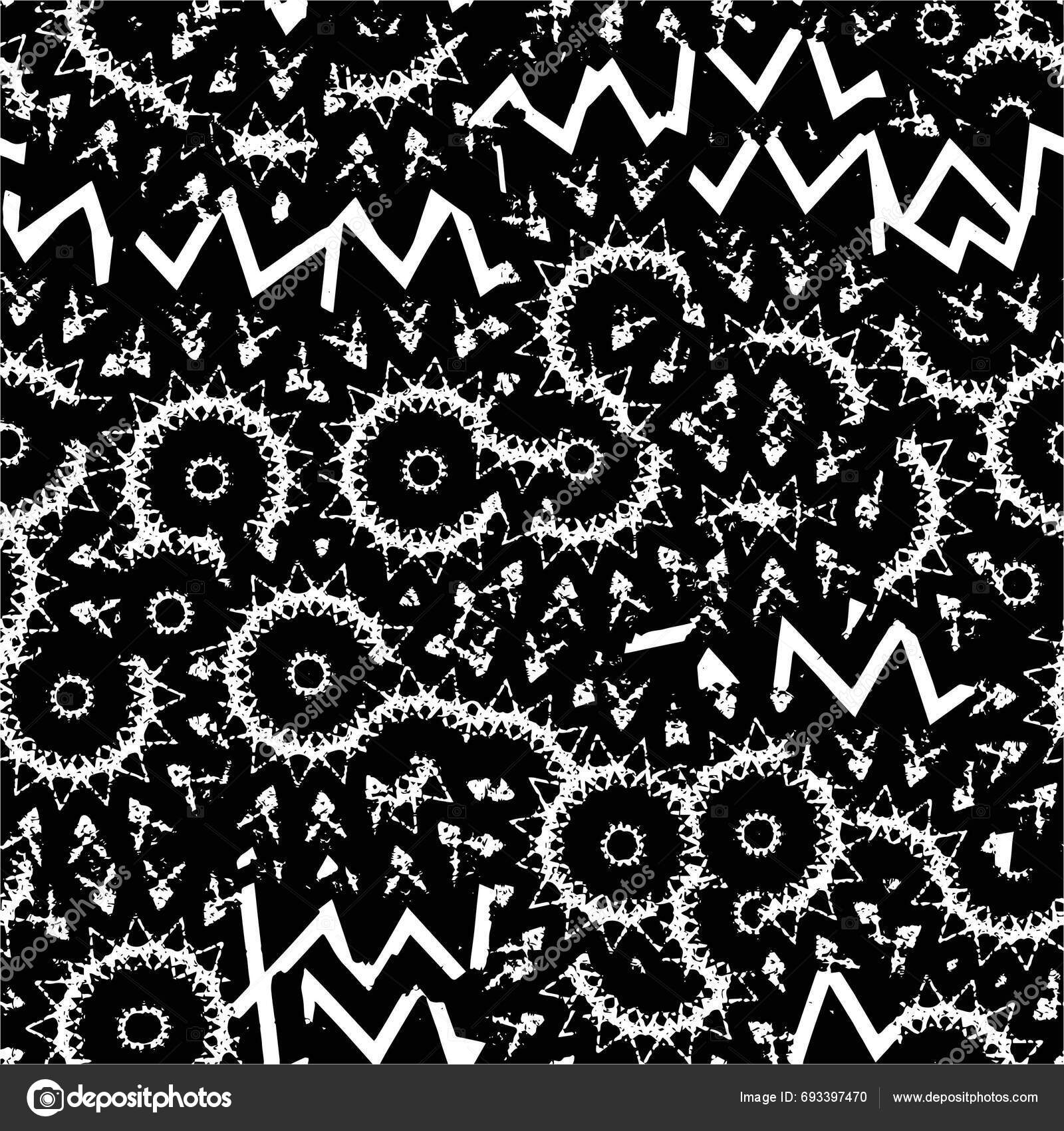 Grunge Black White Texture Template Design Abstract Vector Illustration ...