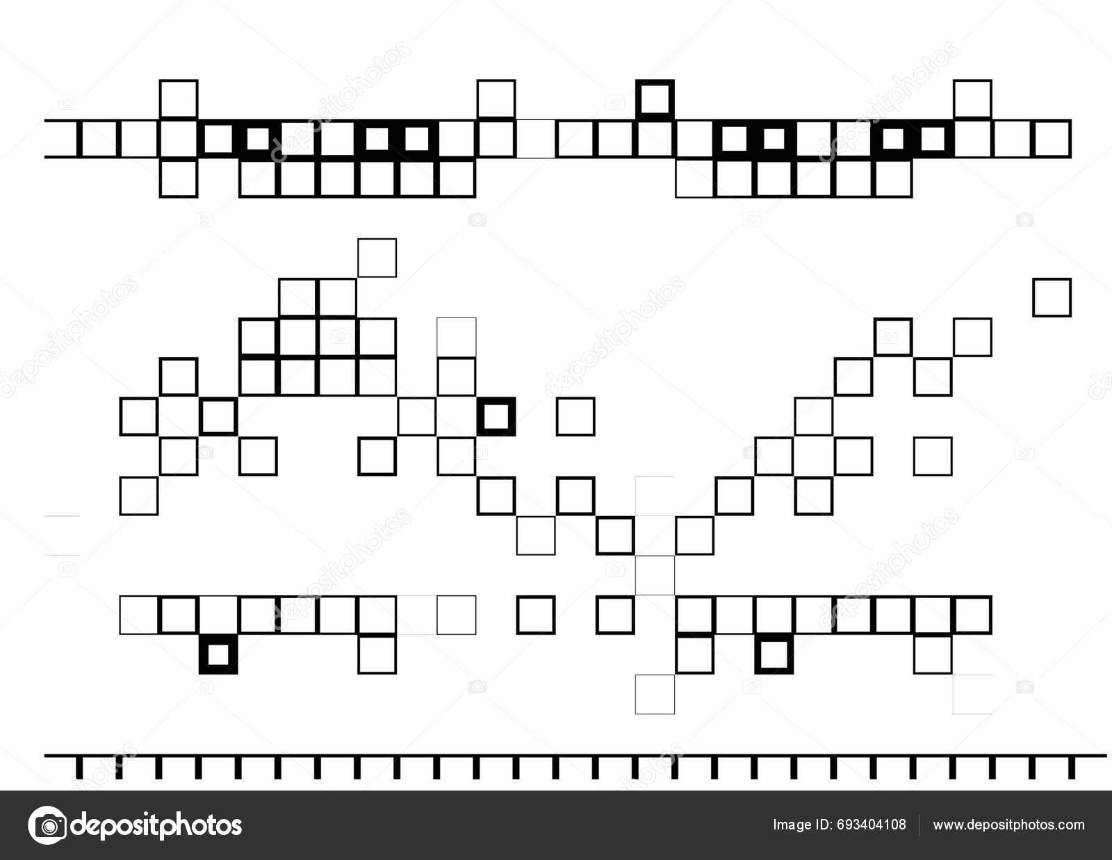 Black White Background Square Icons Various Sizes Vector Illustration ...