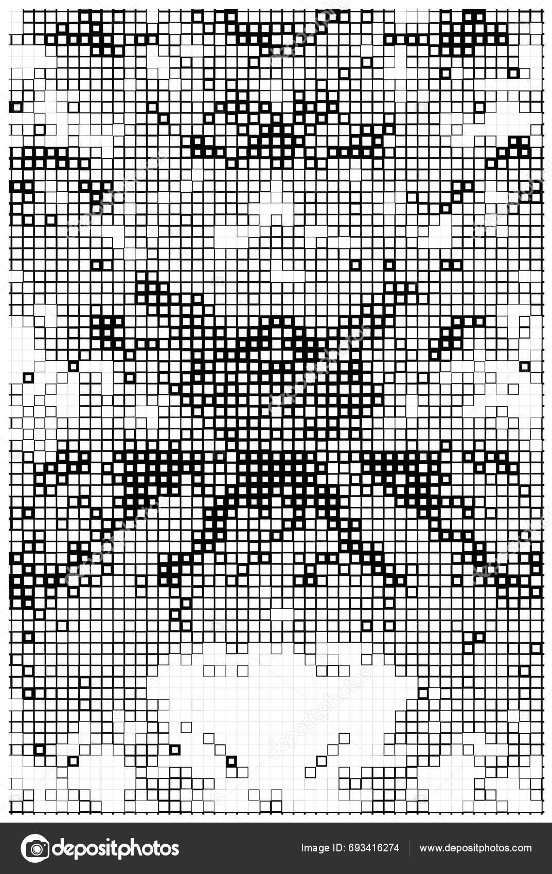 Dotted Pixel Halftone Background Vector Illustration Stock Vector by ...