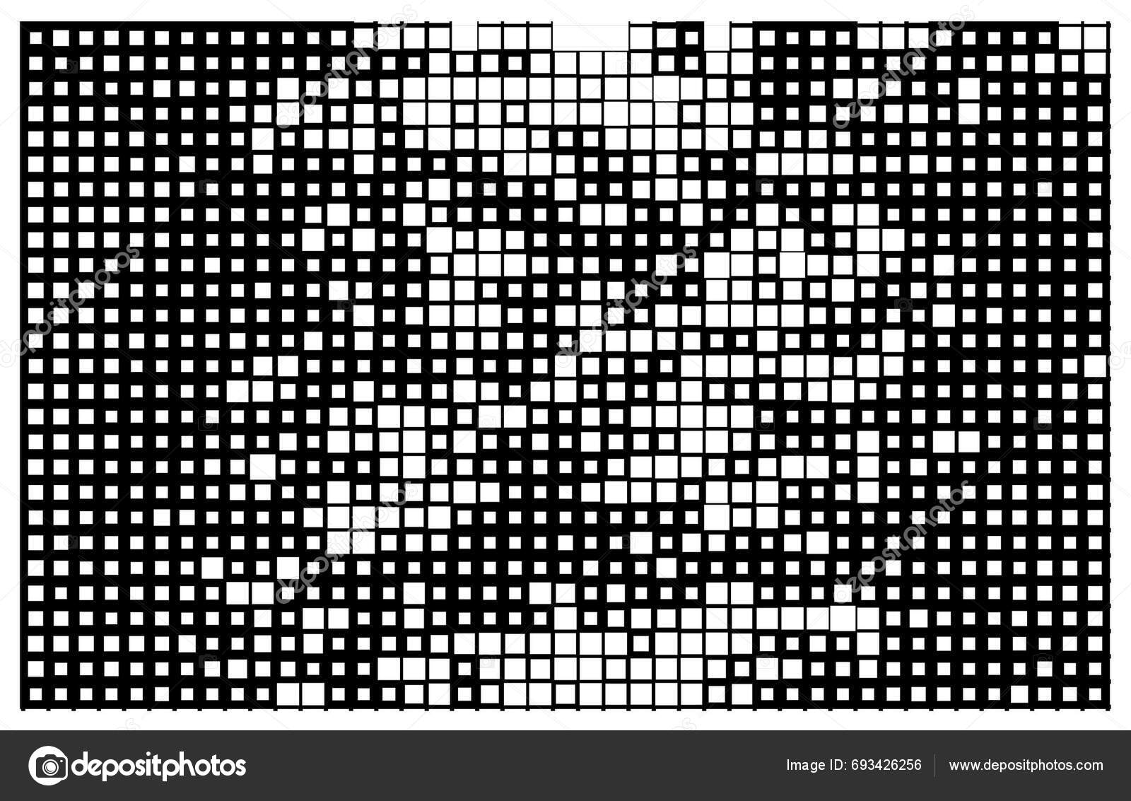 Pixel Mosaic Halftone Background Vector Illustration Stock Vector by ...