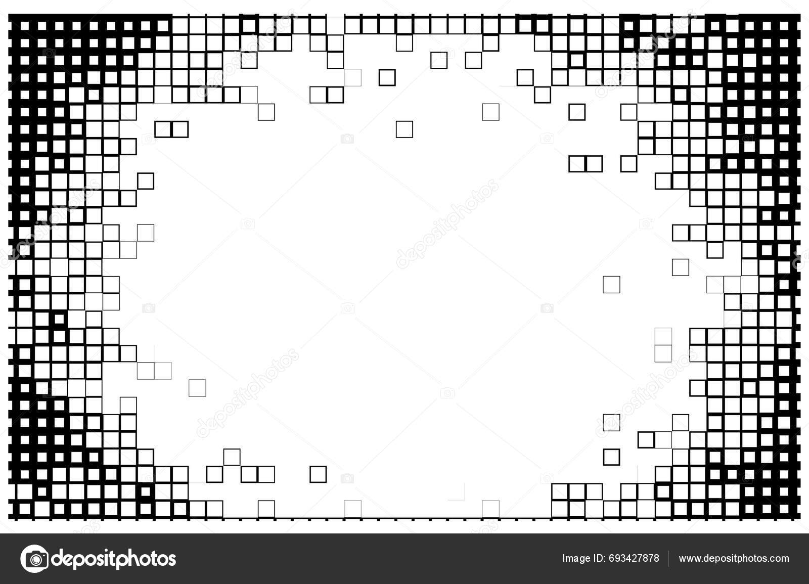 Pixel Mosaic Halftone Background Vector Illustration Stock Vector by ...
