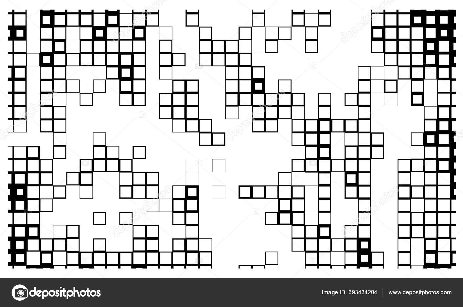 Pixel Mosaic Halftone Background Vector Illustration Stock Vector by ...