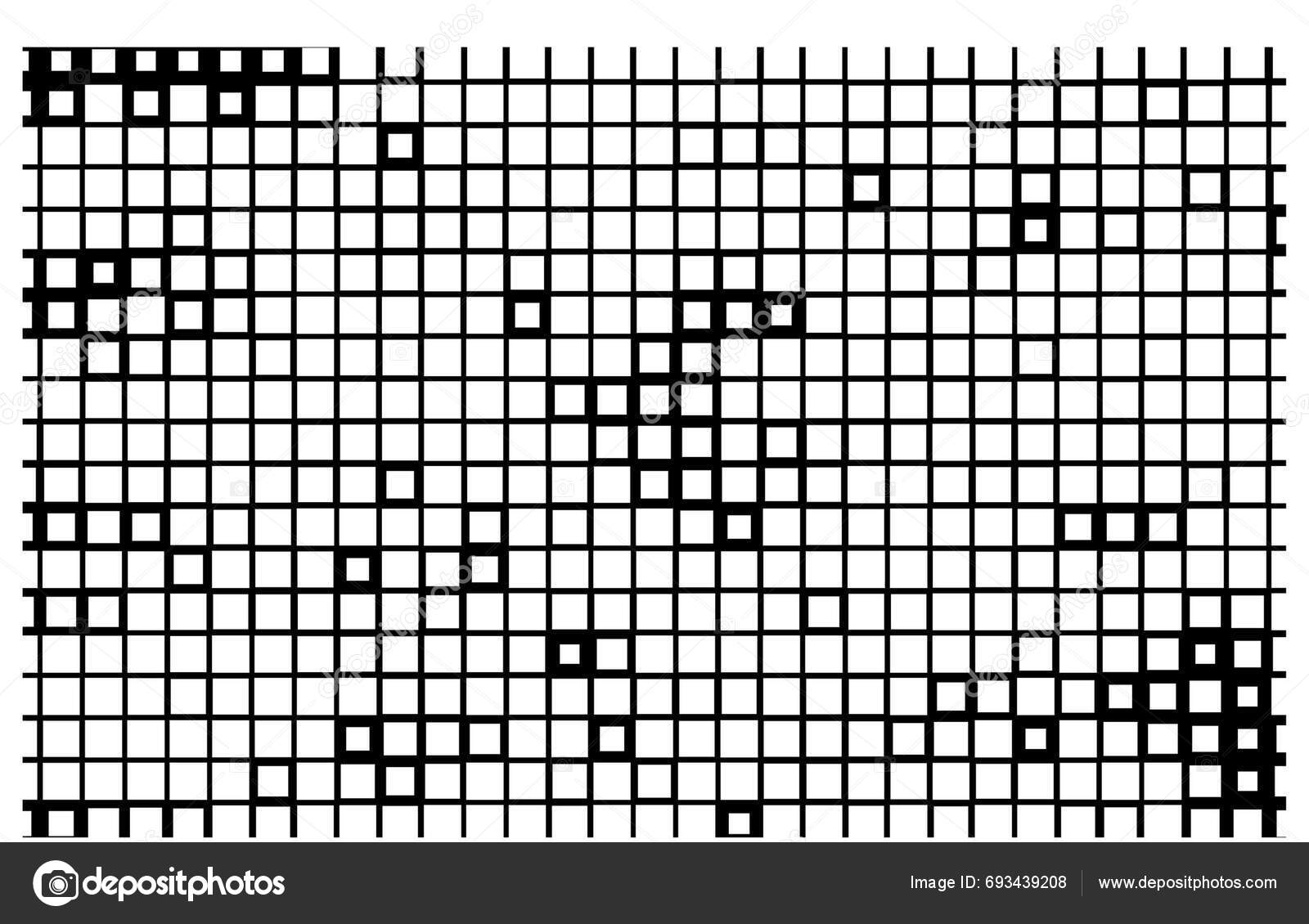 Vector Black White Grid Mosaic Background Squares Stock Vector by ©Toluk 693439208