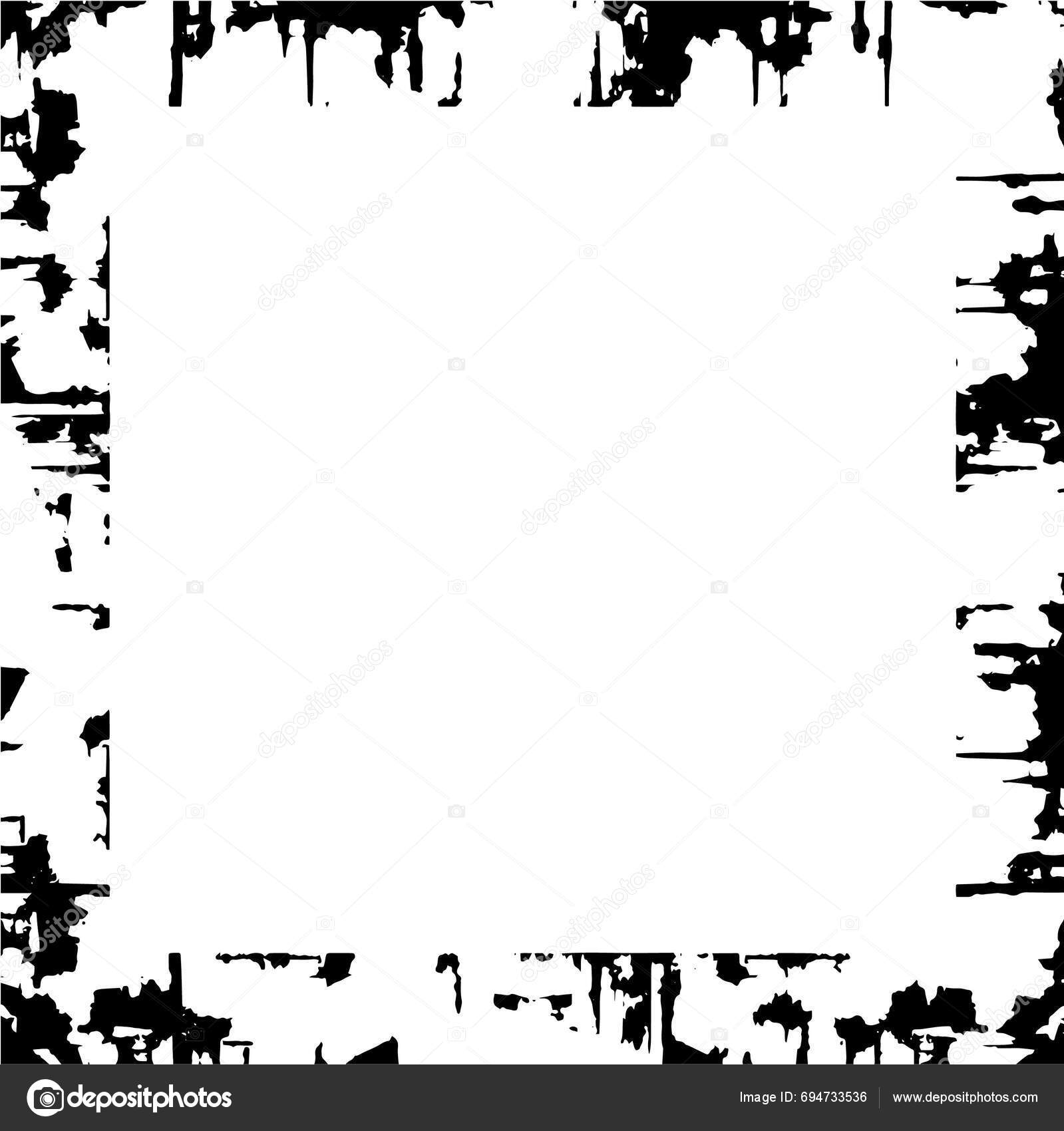 Vector Illustration Frame Black White Abstract Background Stock Vector ...
