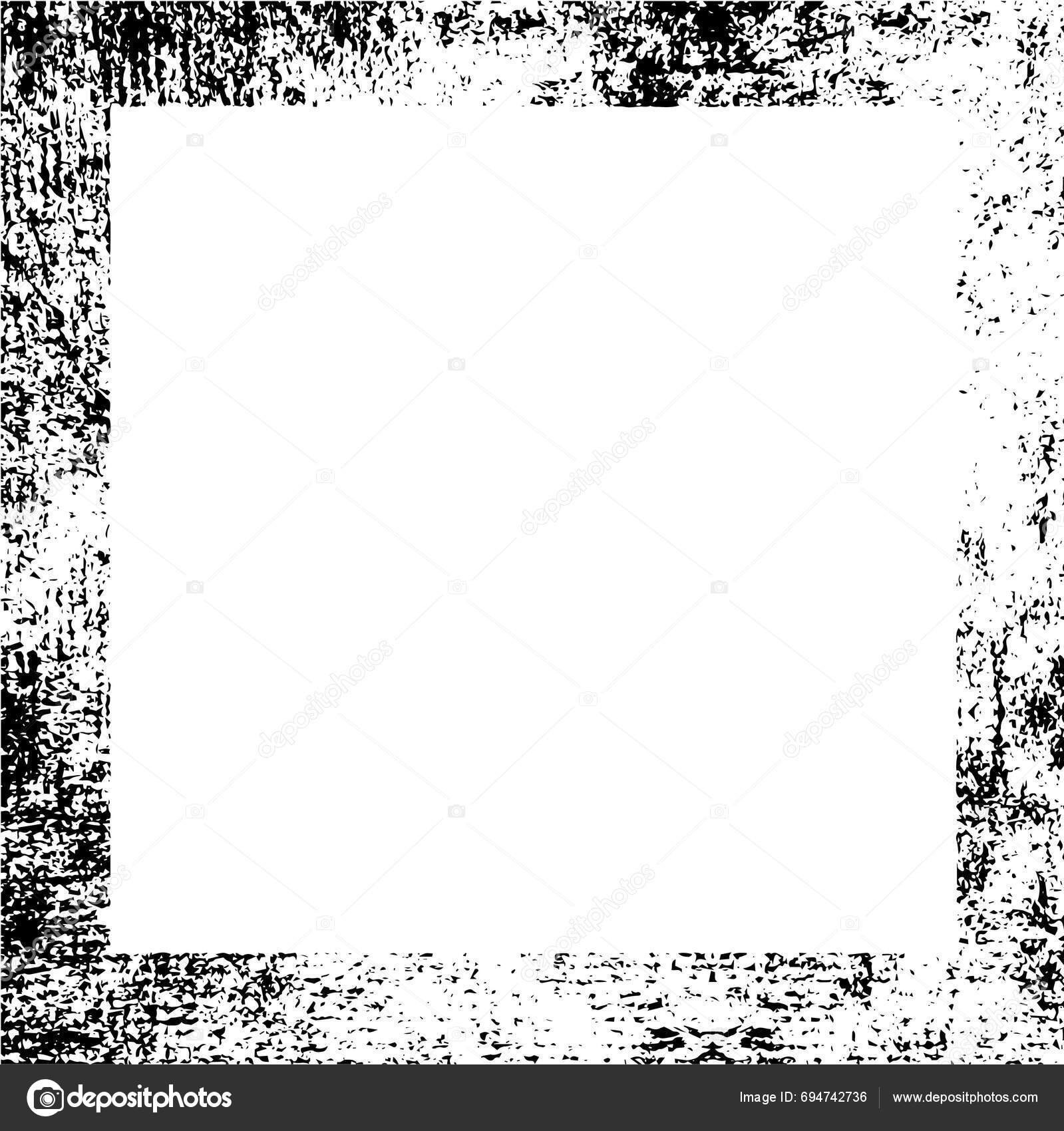 Black White Grunge Frame Background Stock Vector by ©Toluk 694742736
