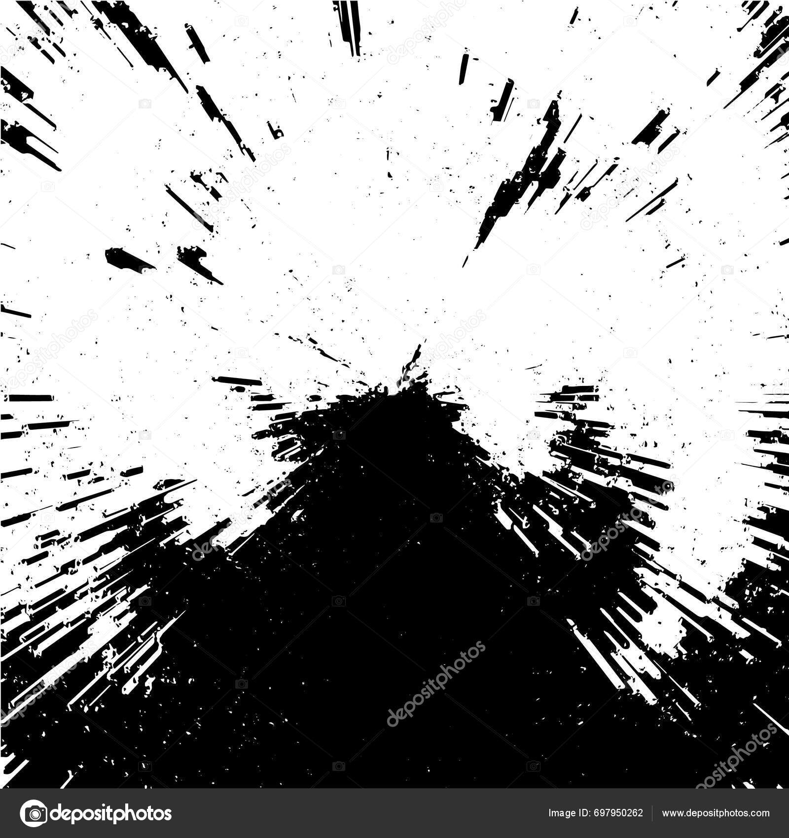 Grunge Overlay Layer Abstract Black White Vector Background Stock ...