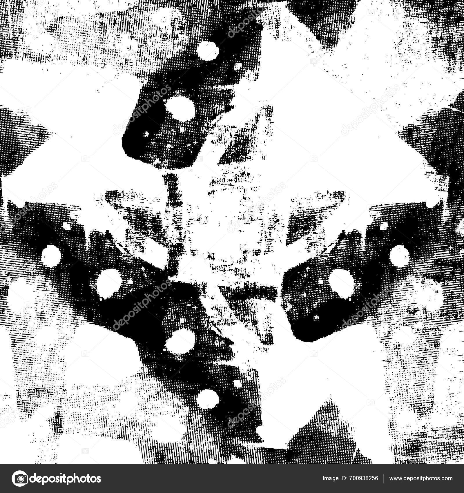Black White Textured Pattern Vector Background Stock Vector by ©Toluk ...