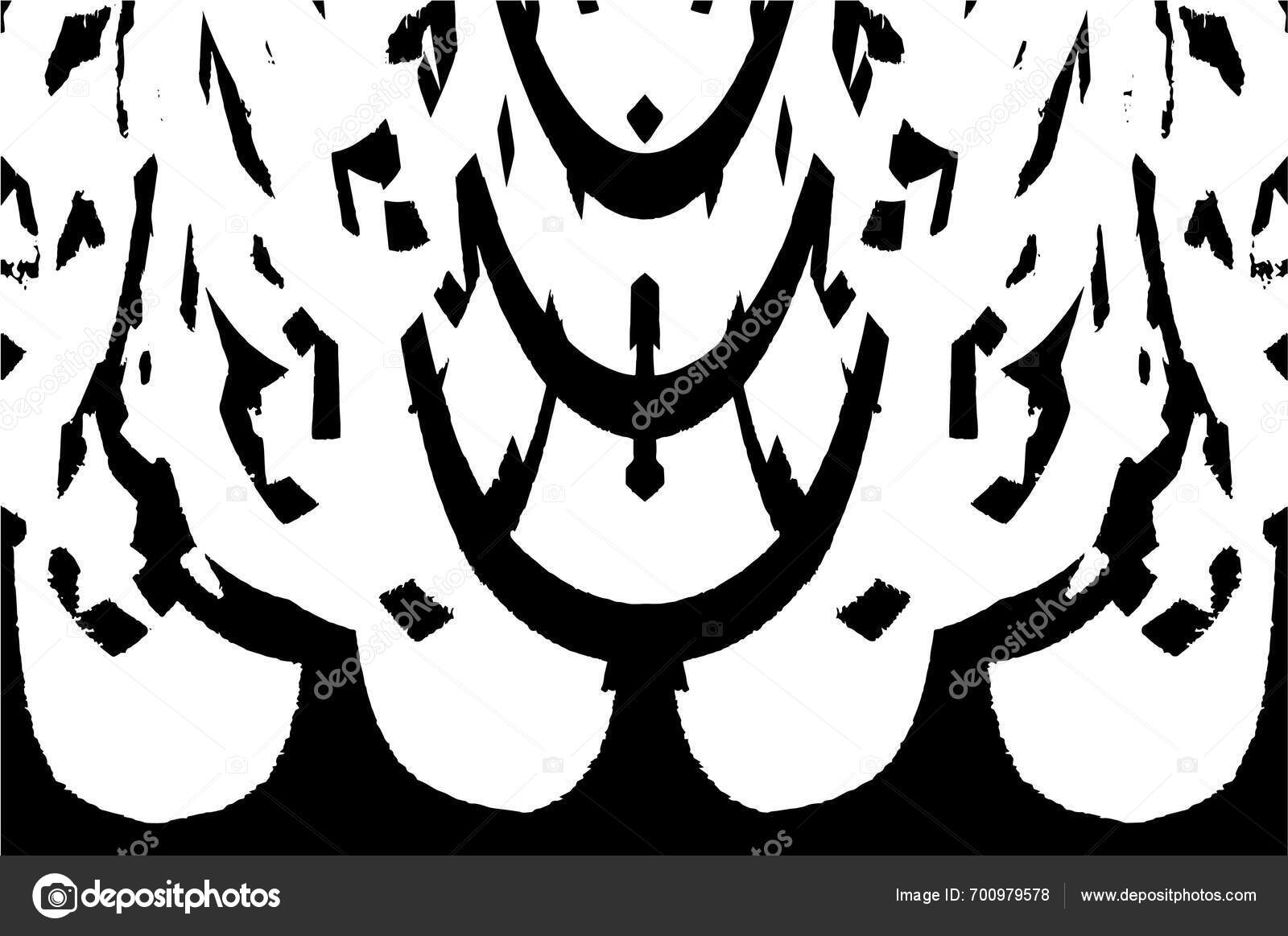 Grunge Achromatic Textured Illustration Stock Vector by ©Toluk 700979578