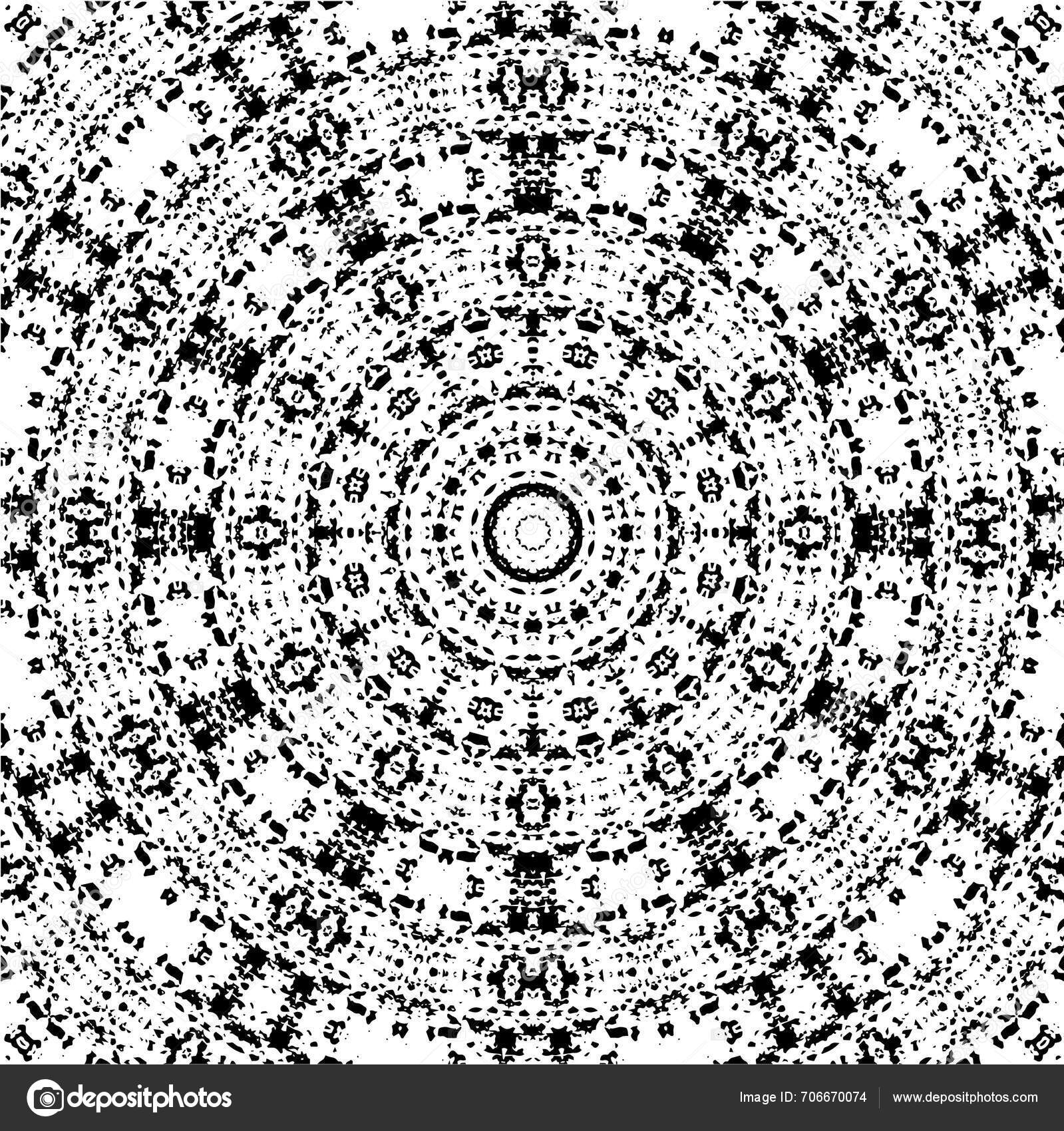 Black White Seamless Mosaic Stock Vector by ©Toluk 706670074