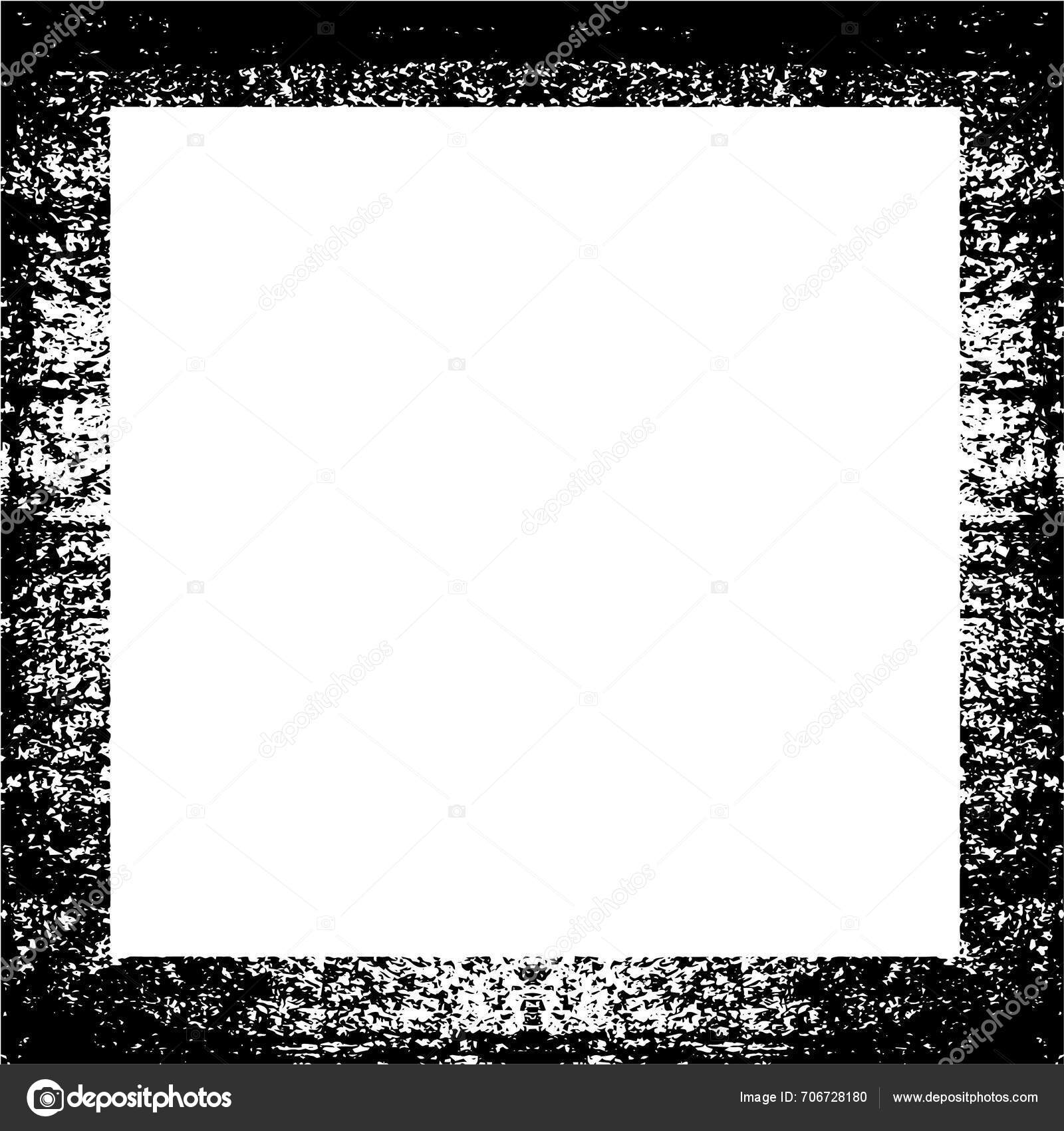 Black Square Border White Background Stock Vector by ©Toluk 706728180