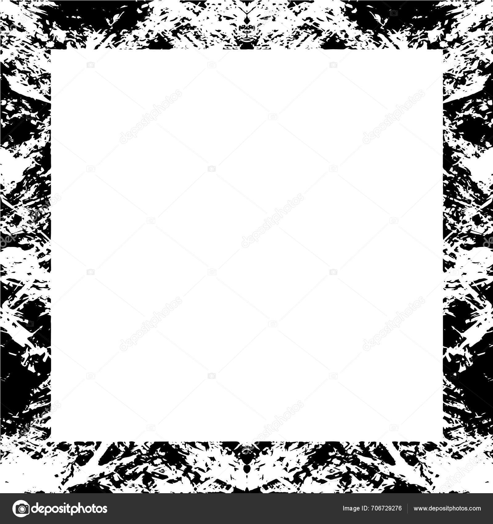 Black Square Border White Background Stock Vector by ©Toluk 706729276
