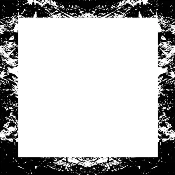 Black Grunge Frame White Background Stock Vector by ©Toluk 689286324