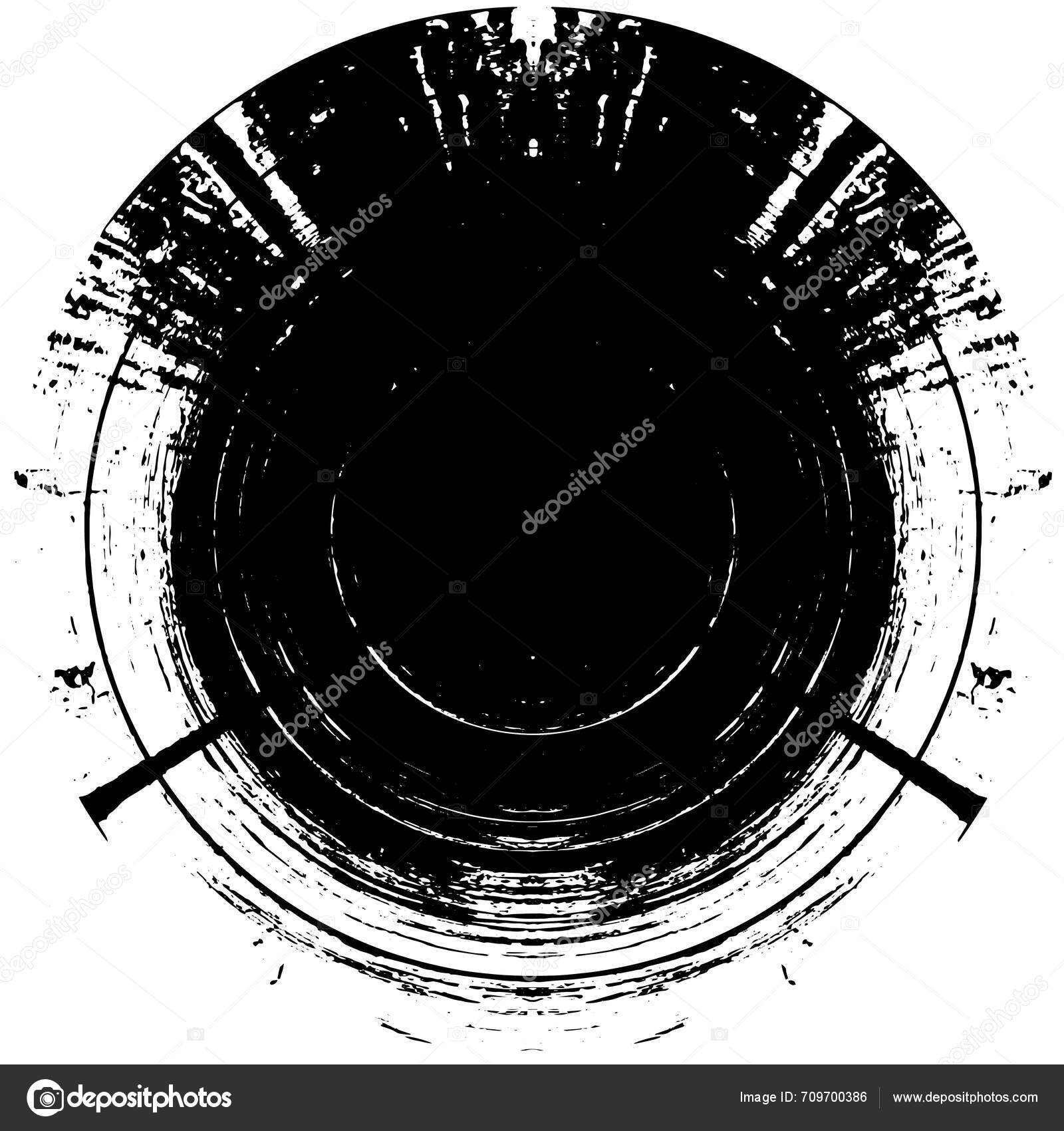 Circle Shape White Background Vector Illustration Stock Vector by ...