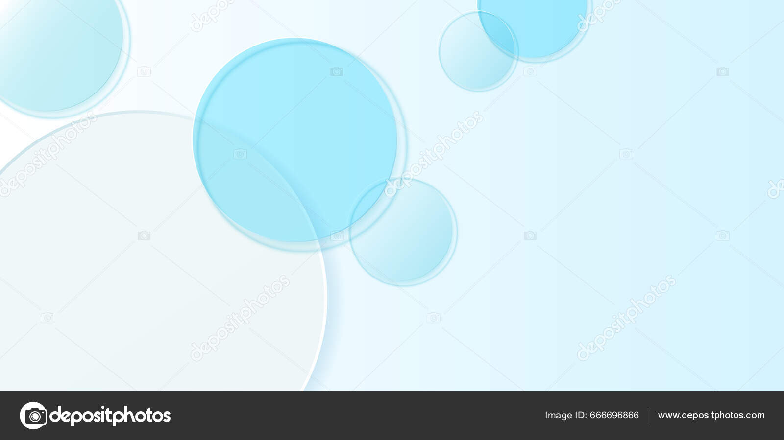 Cosmetic Product Display Background Blue Glass Top View Design Circular ...