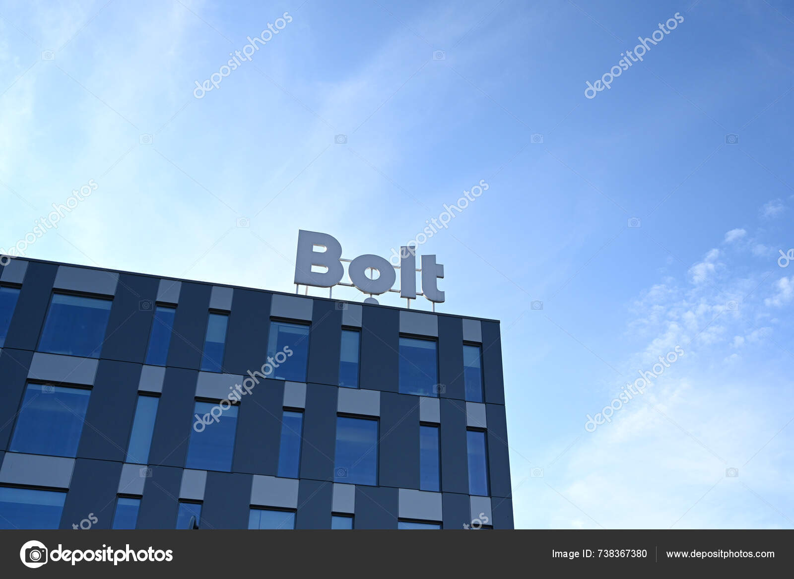 Tallinn Estonia July 2024 Bolt Building Tallinn Bolt Estonian Mobility ...