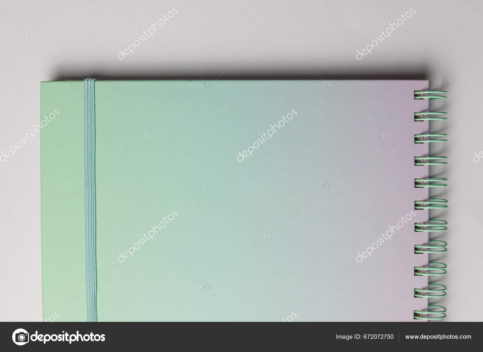 Notebook Pastel Colors White Background — Stock Photo © gabbo@email.cz ...