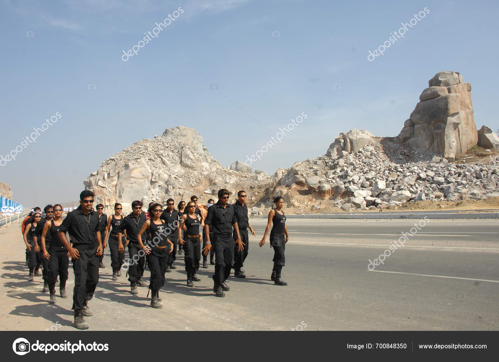 Indian Dancers Getup Hyderabad India 6Th Feb 2024 — Stock Editorial ...