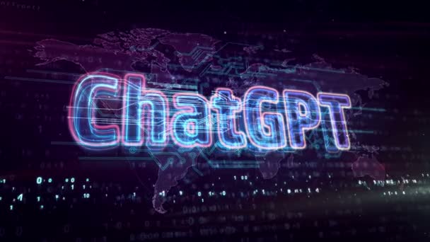 Chatgpt Neon Sign Concept Open Chat Gpt Bot Artificial Intelligence ...