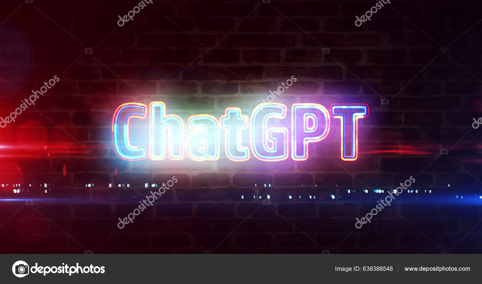 Chatgpt Neon Sign Concept Open Chat Gpt Bot Artificial Intelligence ...