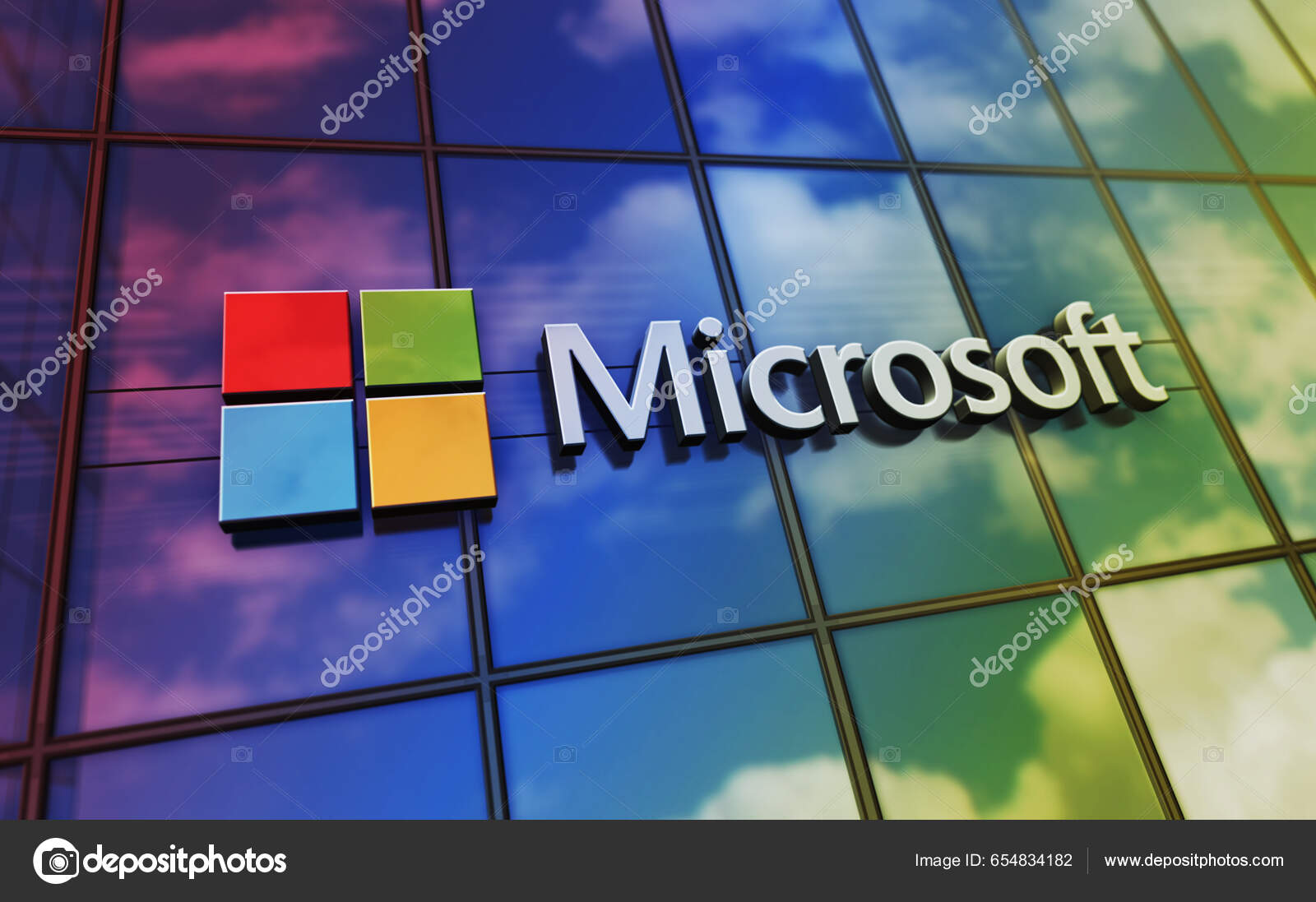 Redmond Abril 2023 Concepto Edificio Vidrio Sede Central Microsoft ...