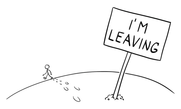 Leaving man Vector Images | Depositphotos