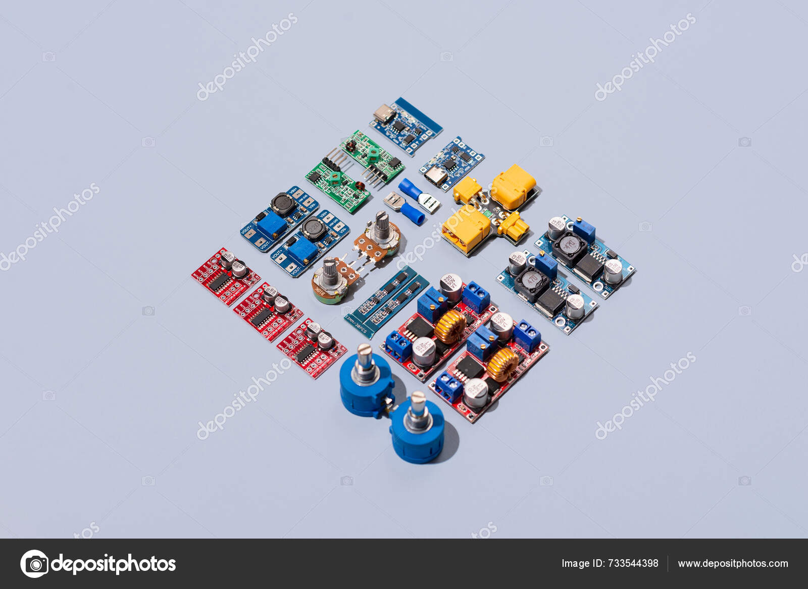 Microcontrollers Boards Sensors Leds Modules Learning Basics ...