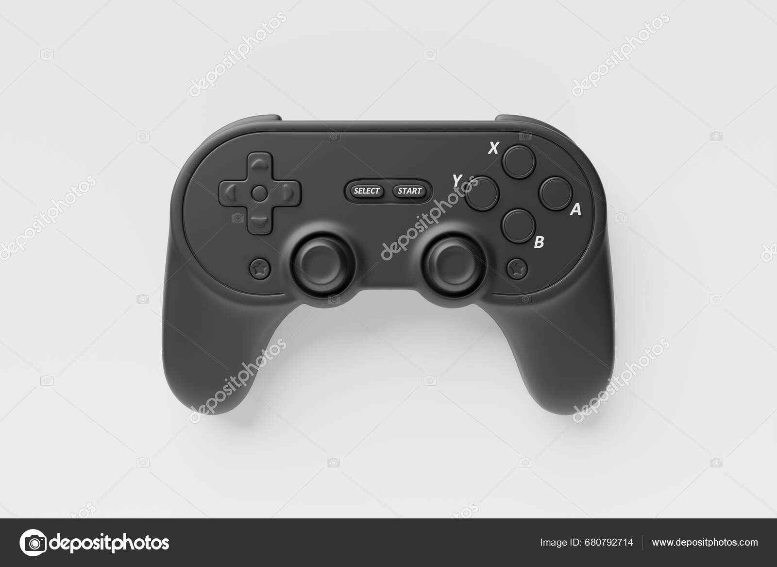 Illustration Joystick Gamepad Game Console Game Controller Computer Gaming Cartoon — Stock Photo ...