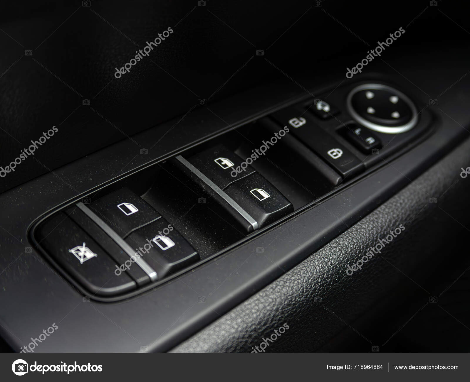 Novosibirsk Russia April 2024 Kia Side Door Buttons Window Mirror ...