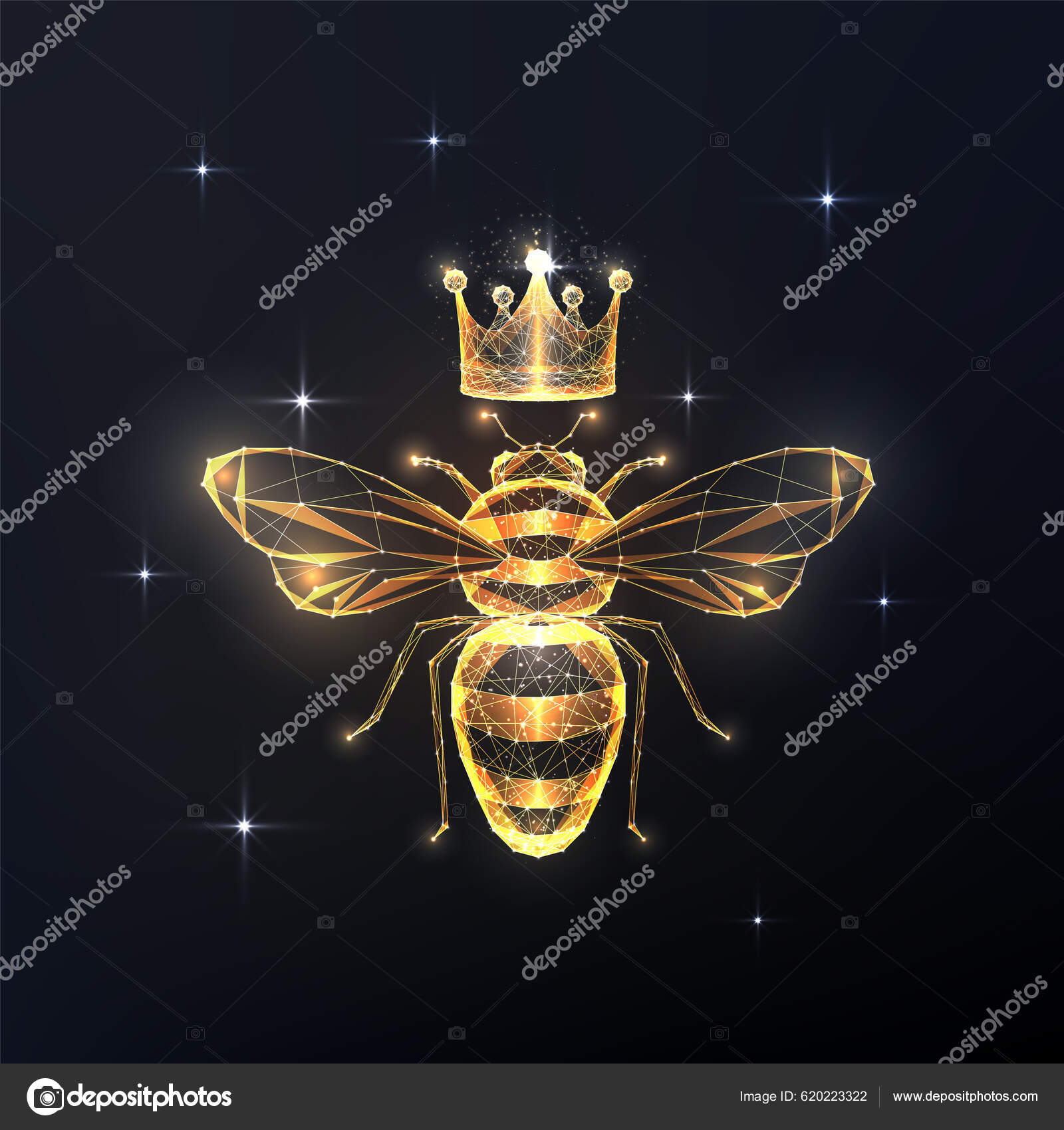 Lady Bee Logo Queen Bee Logo Vector Art, Icons, And Graphics For Free