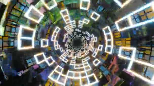 Seamless Endless Looping Animation Rotational Movement Shiny Glowing ...