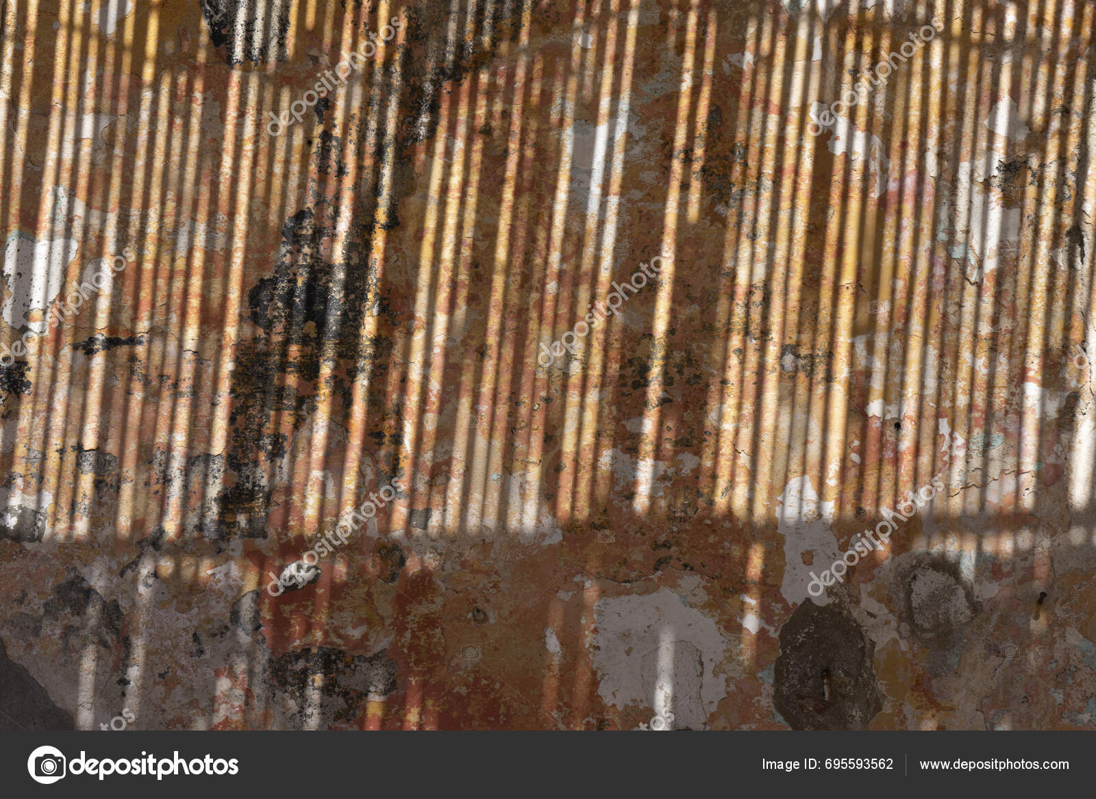 Photographic Documentation Projection Shadow Produced Series Rods Wall ...