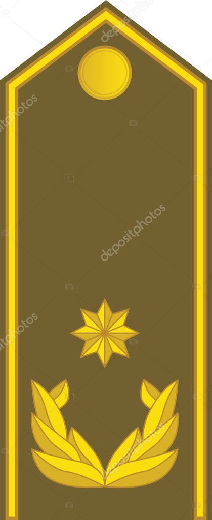 Shoulder pad NATO officer mark for the BRIGADEN GENERAL (BRIGADIER ...
