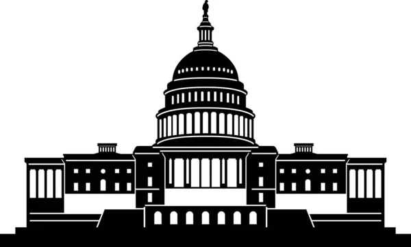 Capitol Building Line Drawing