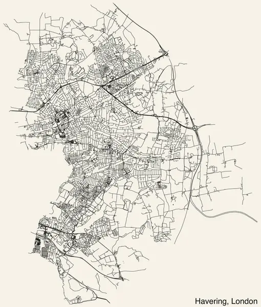 Detailed Hand Drawn Navigational Urban Street Roads Map Metropolitan ...