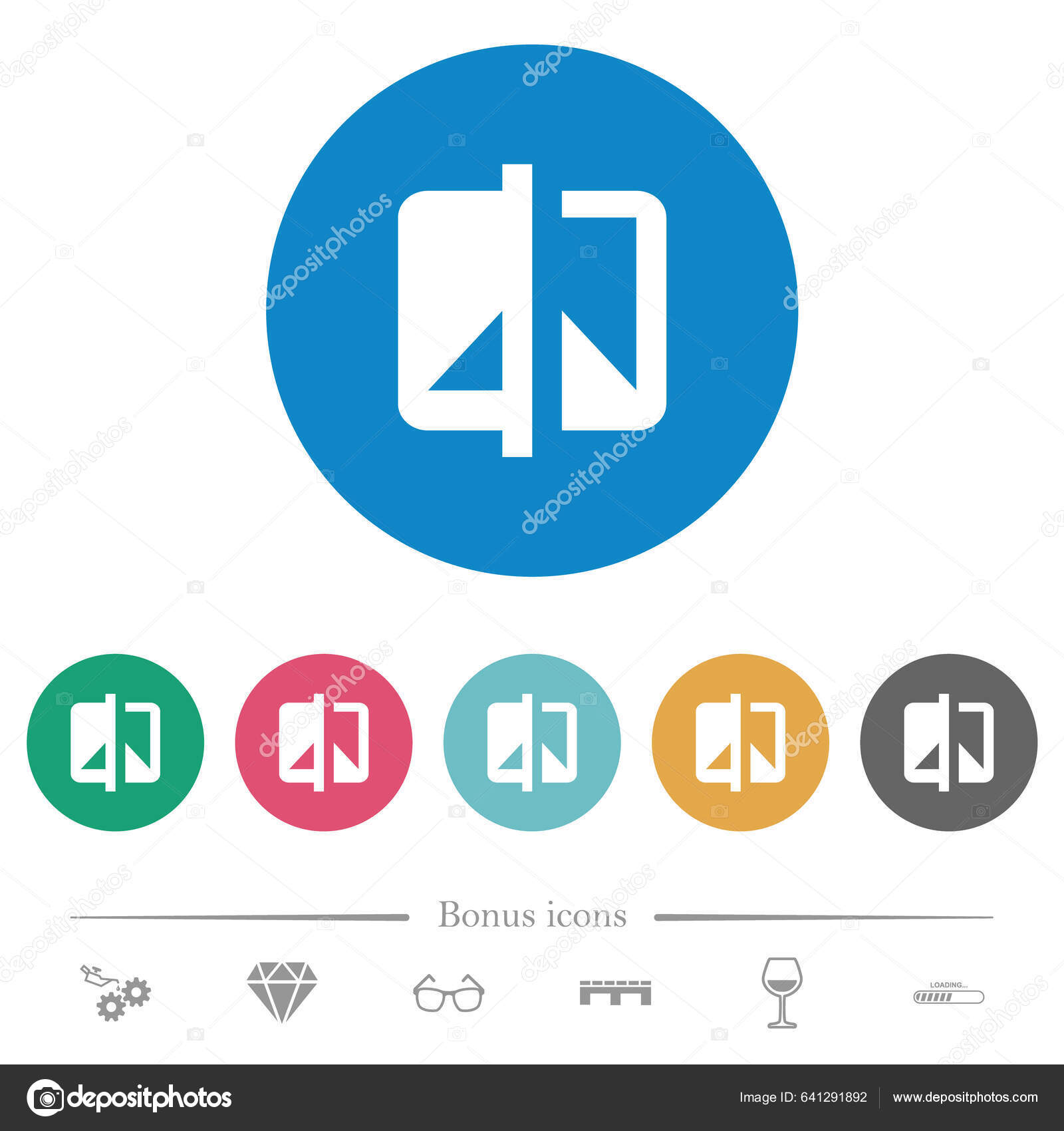 Invert Theme Flat White Icons Color Backgrounds Bonus Icons Included ...