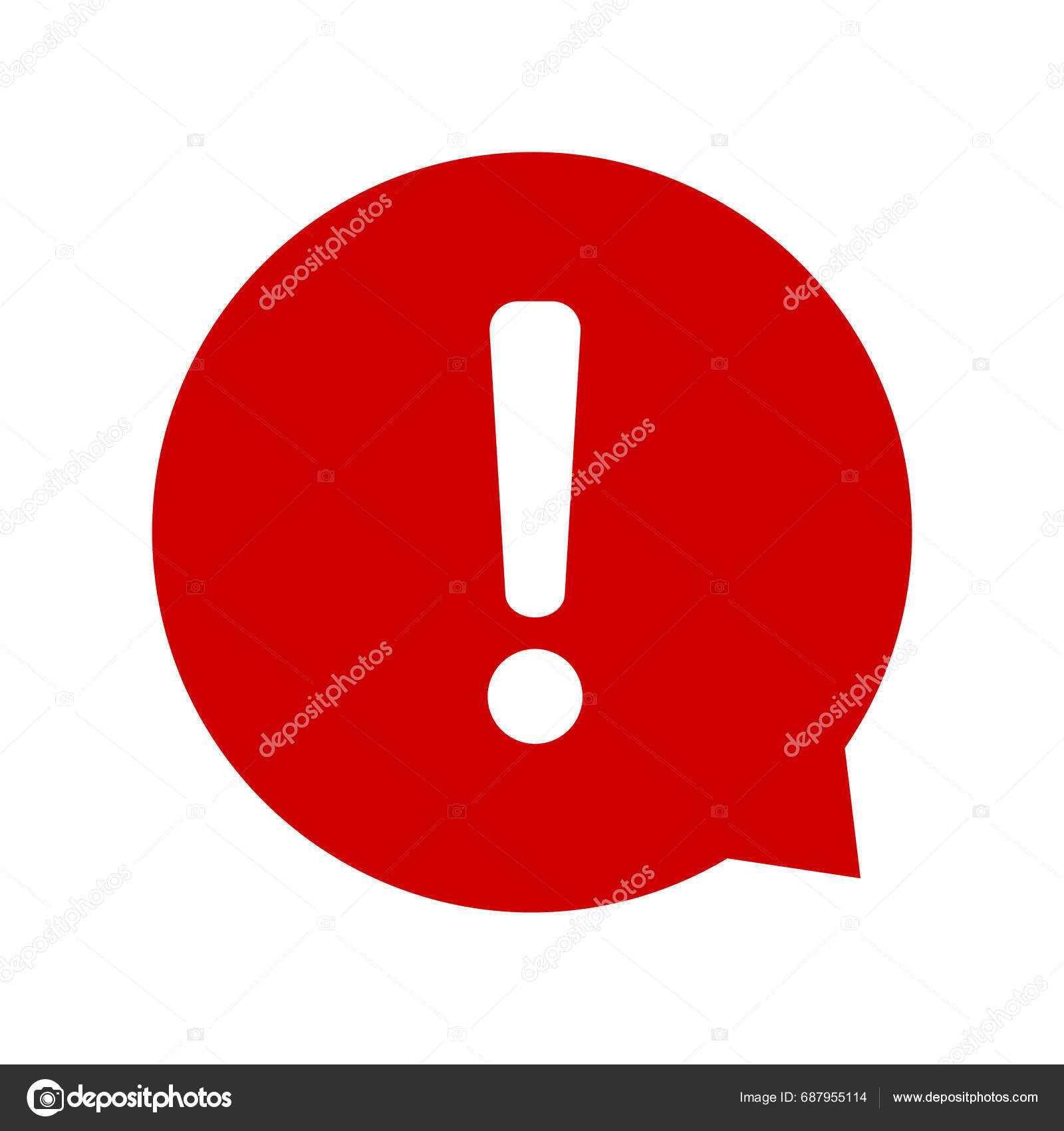 Exclamation Mark Red Vector Warn Sign Caution Attention Icon ... Exclamation Mark Red Vector Warn Sign Caution Attention Icon ...