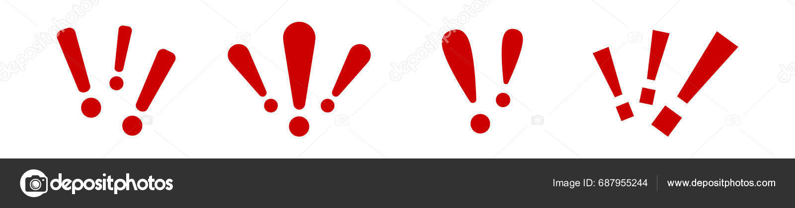 Exclamation Mark Red Vector Warn Sign Caution Attention Icon ... Exclamation Mark Red Vector Warn Sign Caution Attention Icon ...