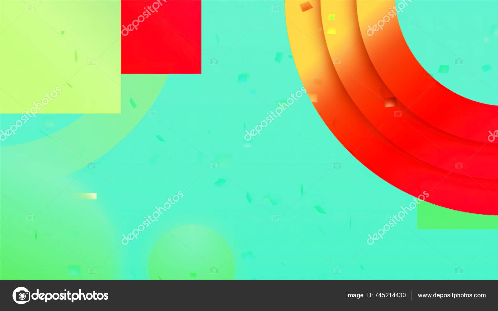Final Intro Geometric Shapes Motion Bright Animation Video Inserts Intros — Stock Photo ...